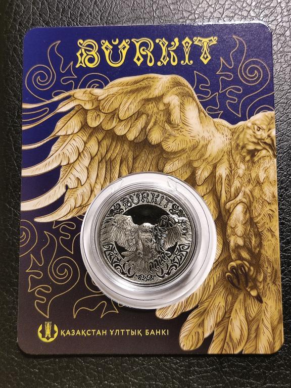 Казахстан 2022 год - 100 тенге Беркут (Тотемы) Блистер — покупайте на ...